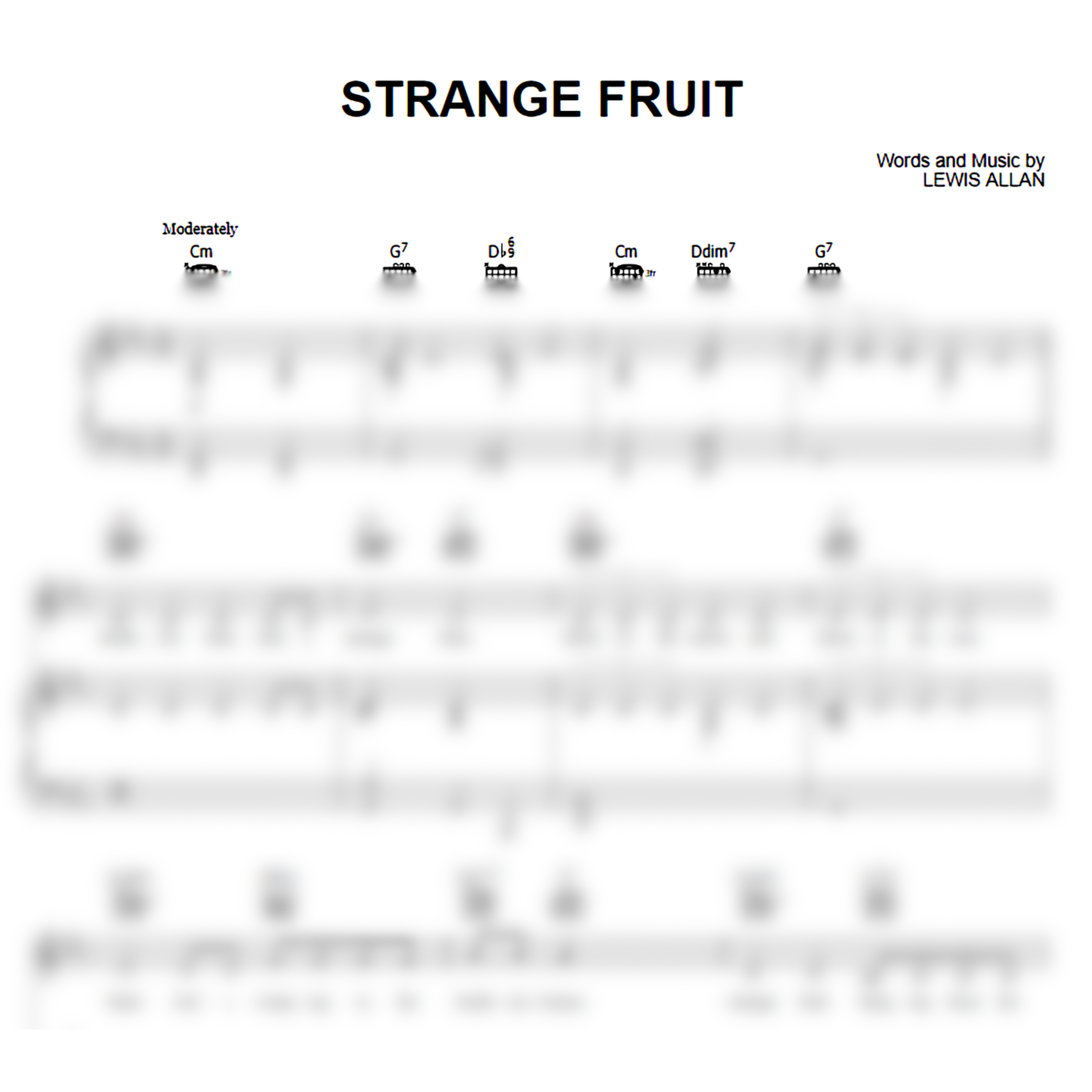 Strange Fruit – Billie Holiday – Bop Jazz