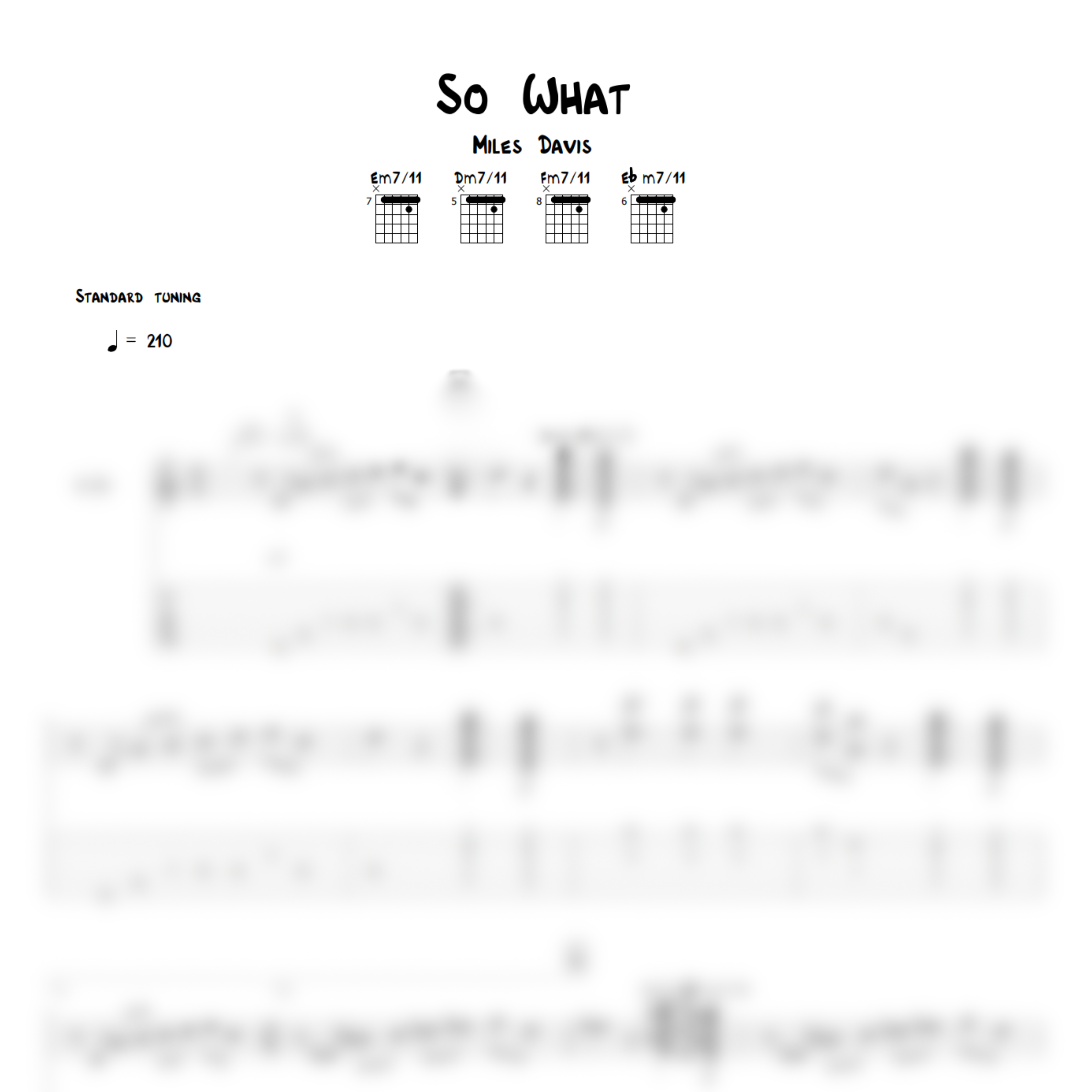 So What – Miles Davis Solo – Bop Jazz
